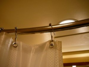 How To Install Shower Curtain Rod Into Ceramic Tile Without Drilling ...