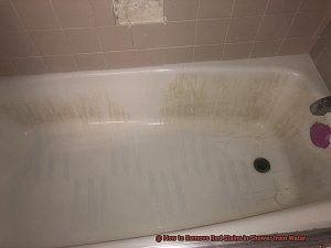 How to Remove Red Stains in Shower from Water? - Scotts Home Improvement